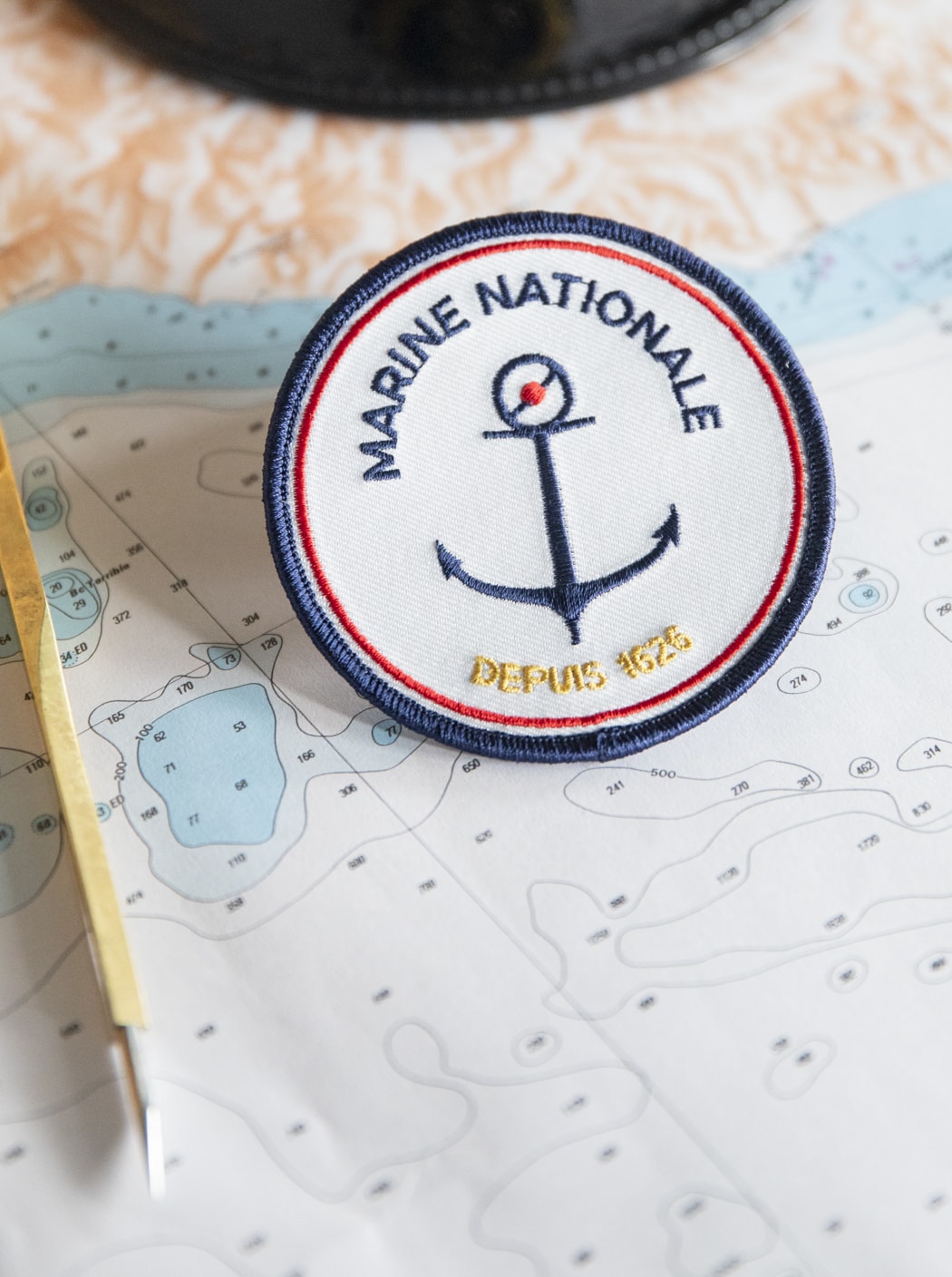 Patch brodé « Marine nationale
